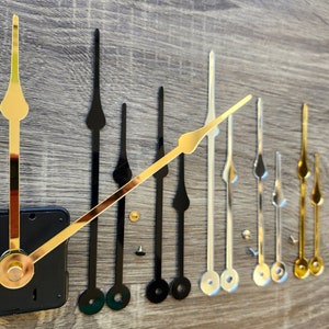 Acrylic Hands Clock Set With Movement, Hands Clock and Movement Set ...