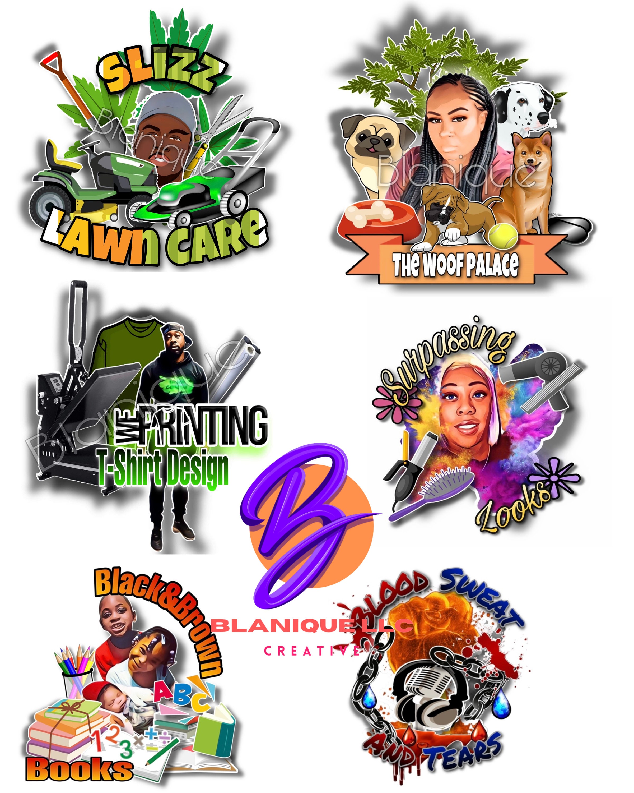 Cartoon Logo for Business/cartoon Portrait/ Custom Cartoon Logo ...