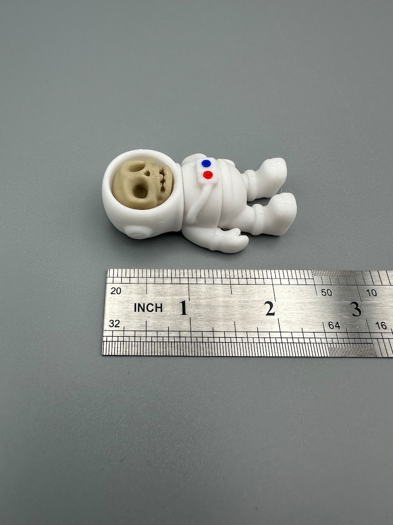 Tiny / Mini Astronaut Fidget Toy 3D Printed Articulated Flexible Cute ...