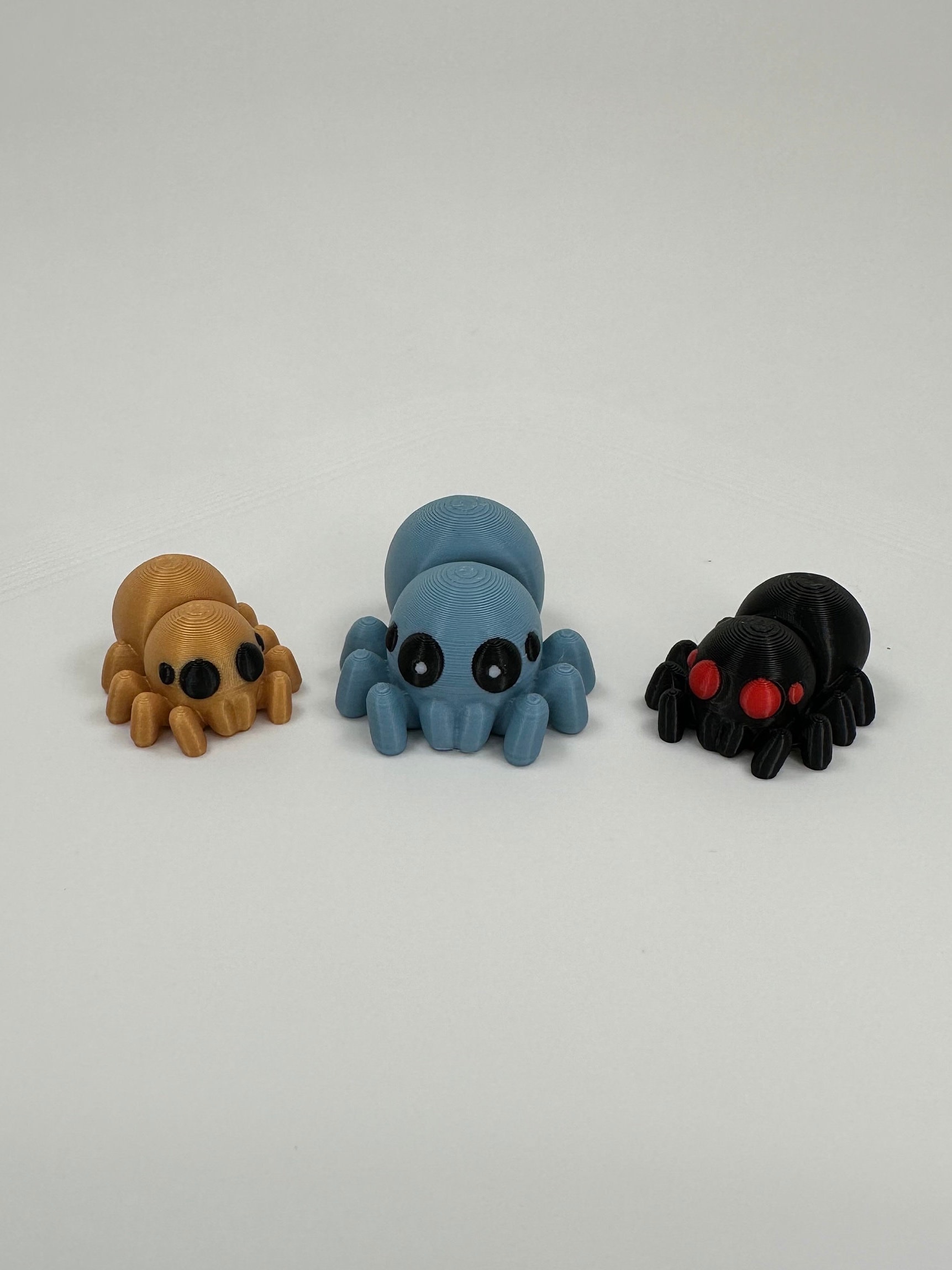Baby Spider Fidget Toy 3D Printed Articulated Flexible Cute Pet Mini ...