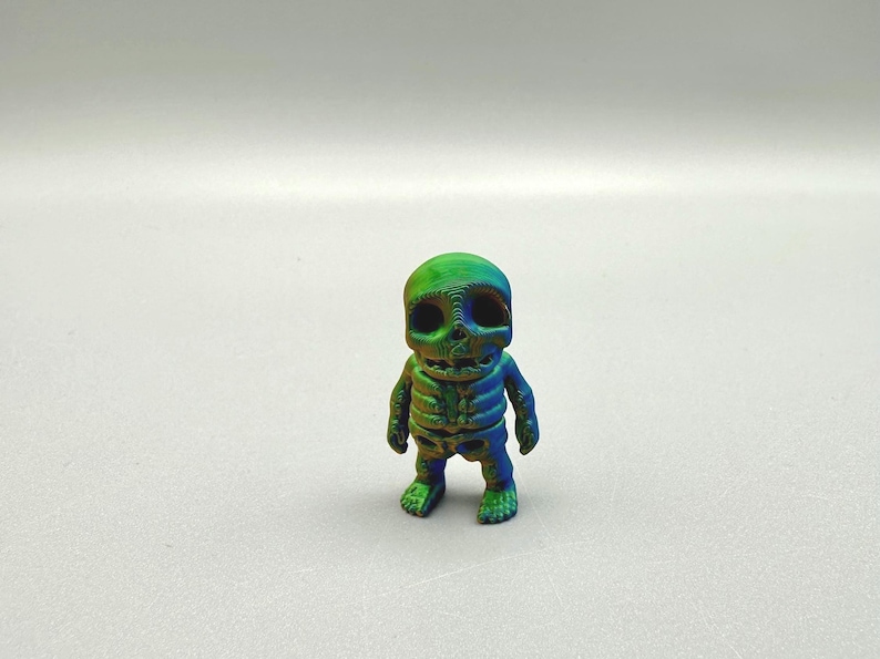 Mini Skeleton Fidget Toy 3D Printed Articulated Flexible Flexi Cute Pet ...