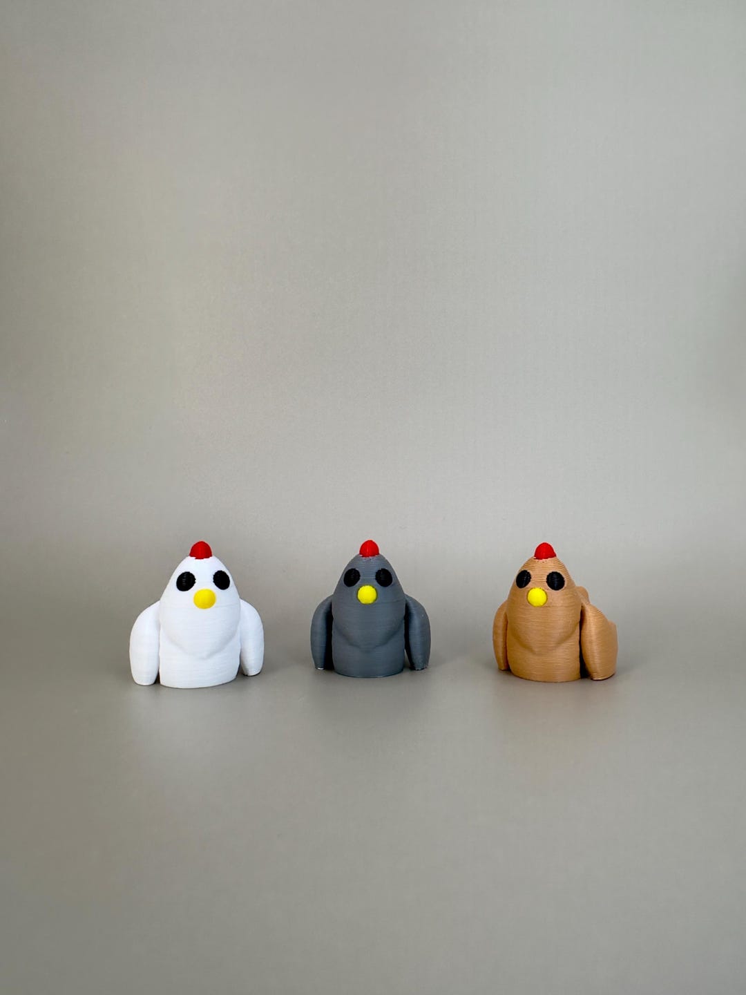 Little Chicken Farm Animal Fidget Toy 3D Printed Articulated Flexible ...