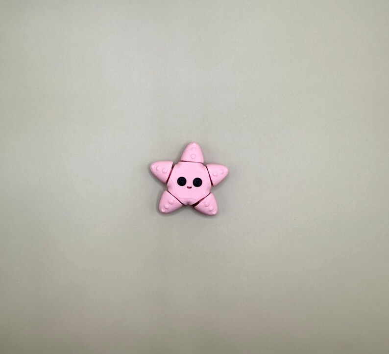 Baby Starfish Fidget Toy 3D Printed Articulated Flexible Flexi Cute Pet ...