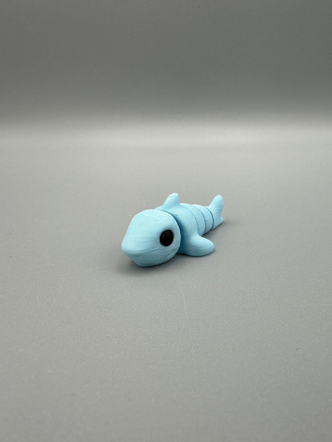 Baby Shark Fidget Toy 3D Printed Articulated Flexible Cute Pet Mini ...