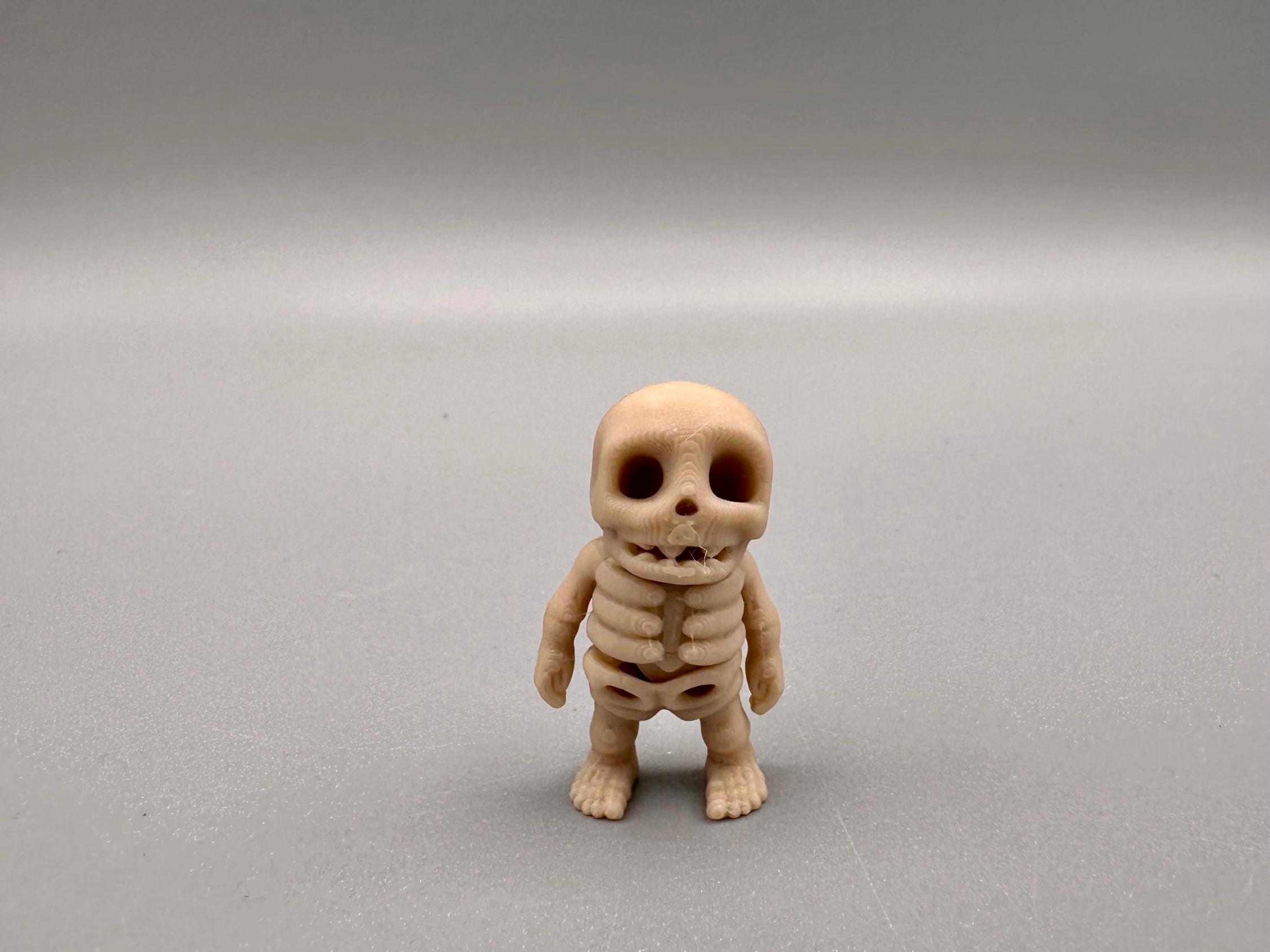 Mini Skeleton Fidget Toy 3D Printed Articulated Flexible Flexi Cute Pet ...