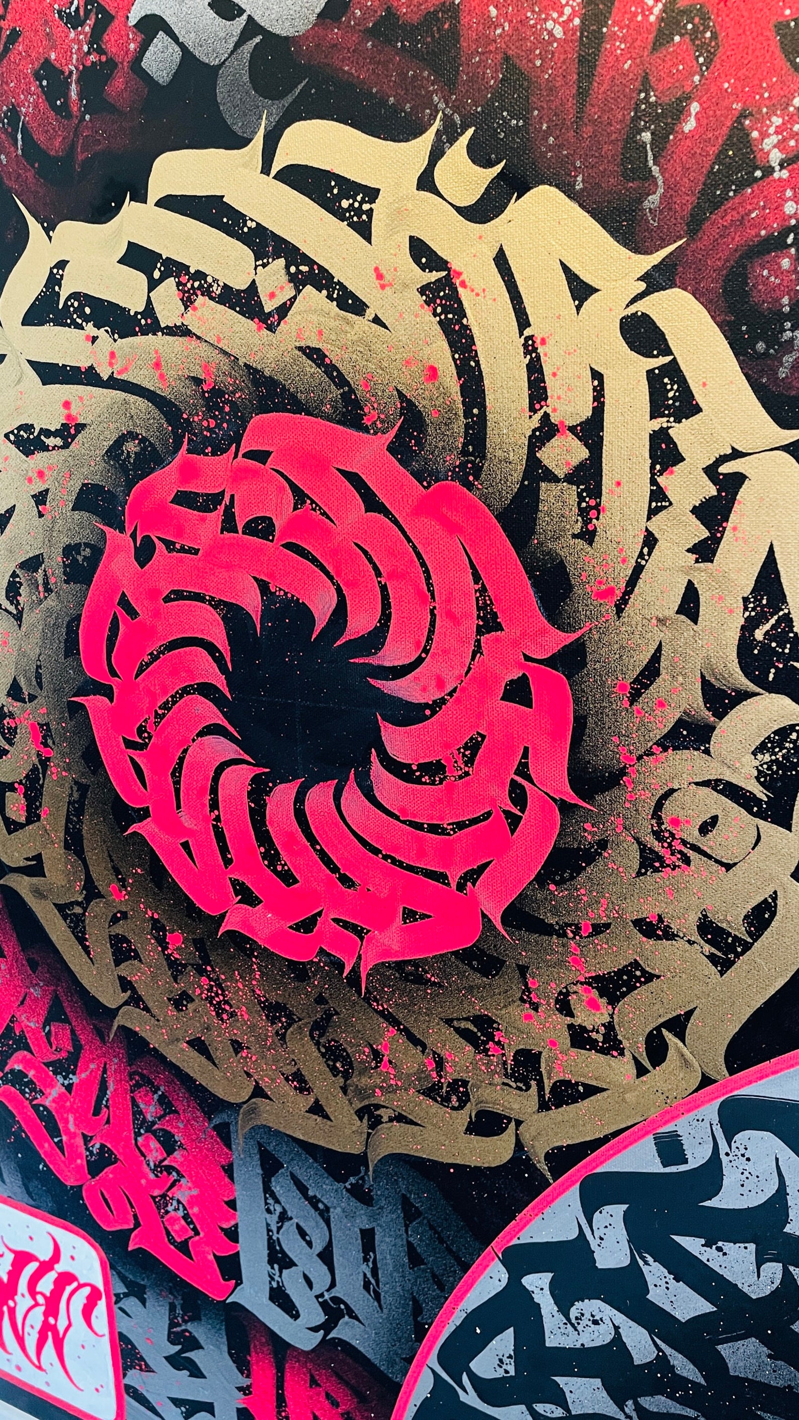 Akira, Original Calligraffiti Art by Burnzy Art Abstract Calligraphy ...