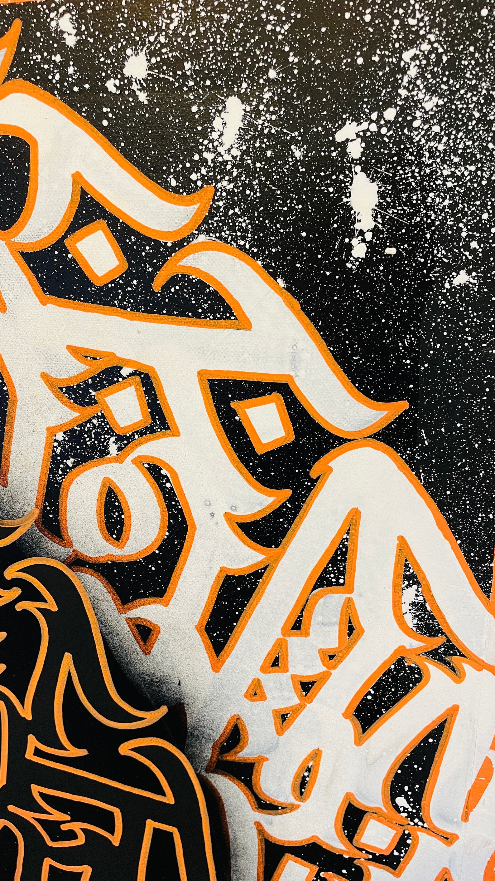 Volcanic Verses, Original Calligraffiti by Burnzy Art Abstract ...