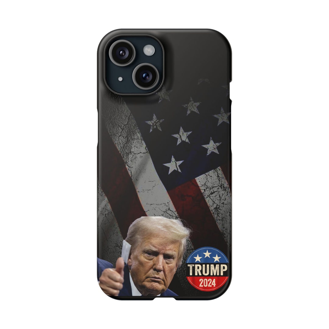 Donald Trump MAGA Rally Survival Assasination America Apple iPhone Case ...