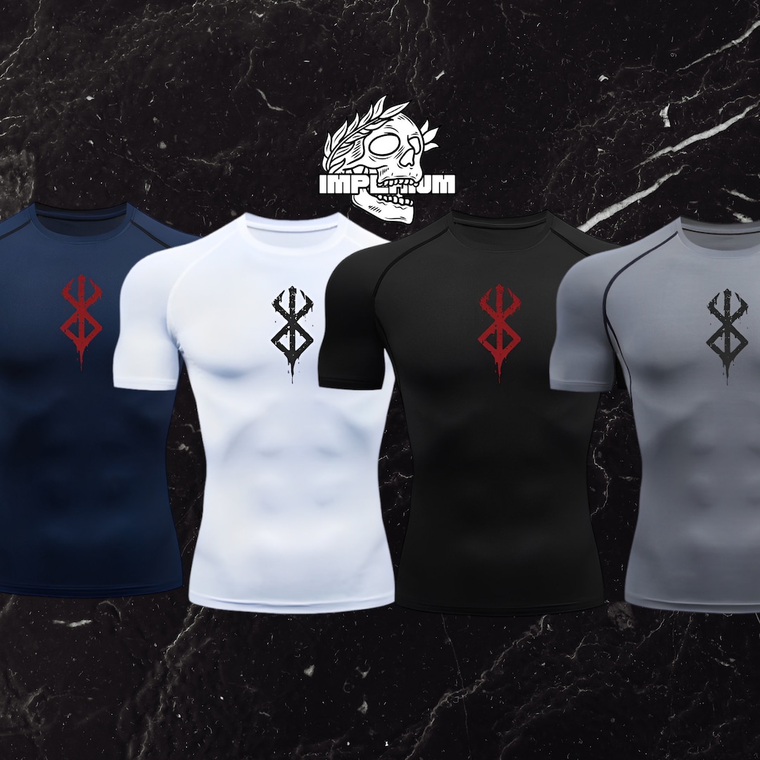 Logo Bleeding Brand of Sacrifice, Guts - Maglietta a Compressione per ...