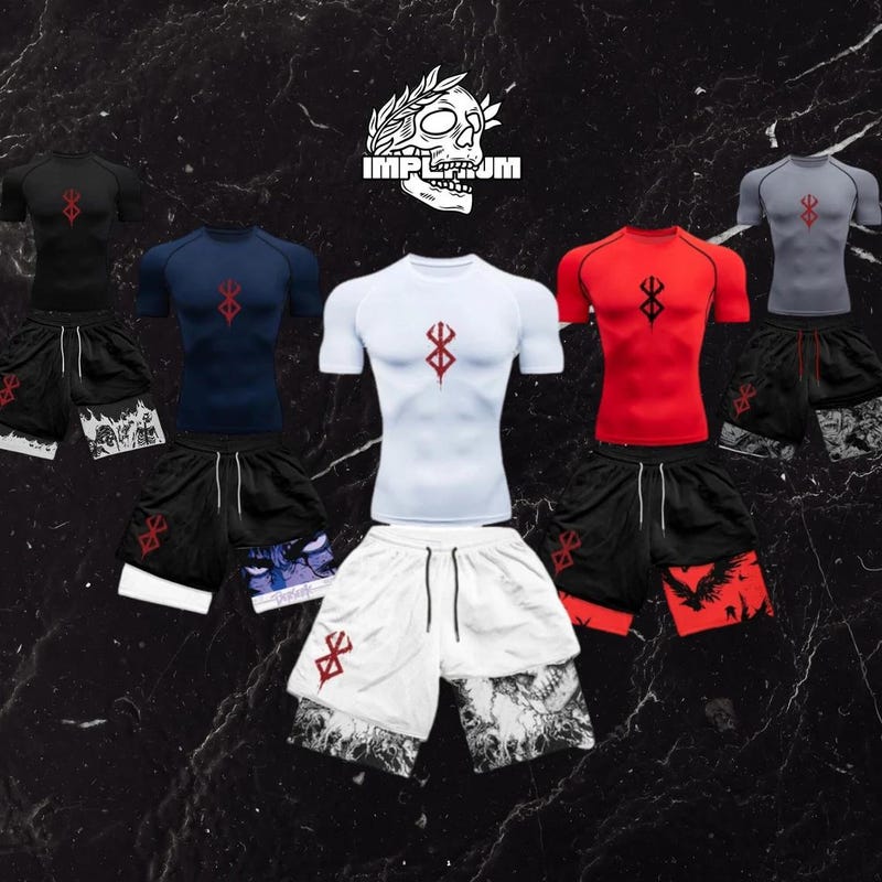 Anime Gym Compression Shirt - Etsy