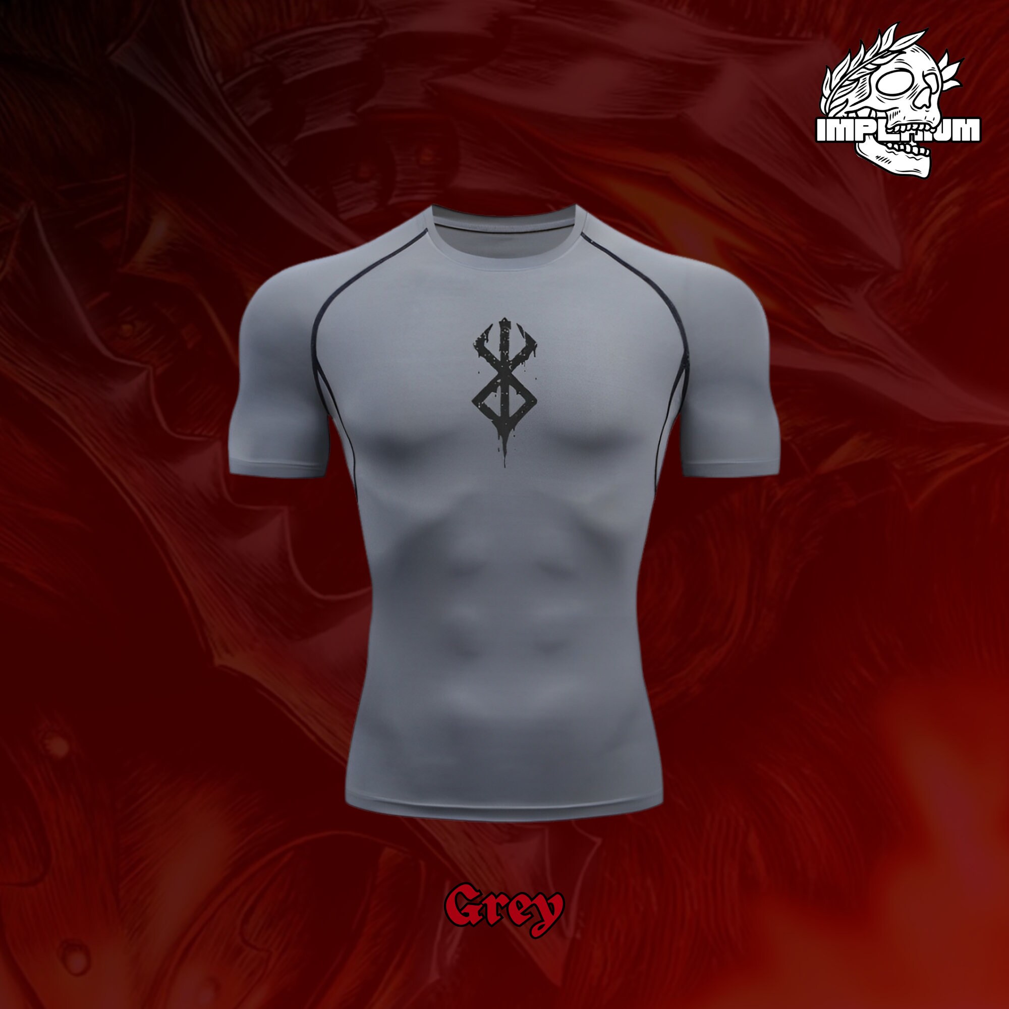 Logo Bleeding Brand of Sacrifice, Guts Maglietta a Compressione per ...