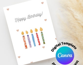 Digital Happy Birthday Card - Etsy