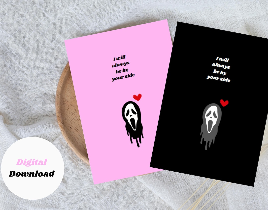 Scream Printable Halloween Cards - Etsy Australia