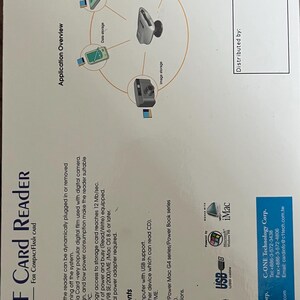 USB COMPACTFLASH(CF) Card Reader for Imac and Windows 98 - Etsy