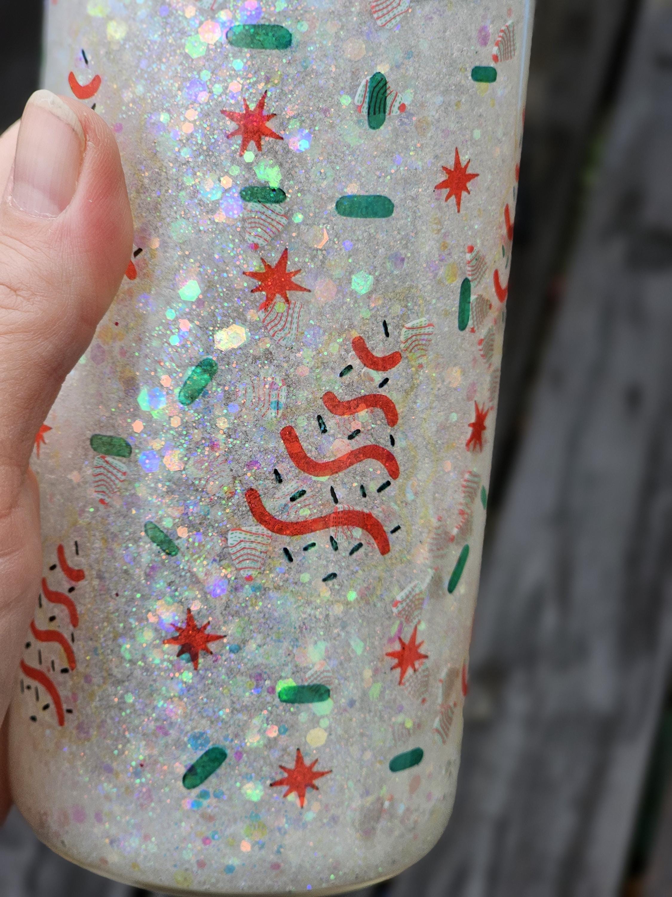 Little Debbie Christmas Tree Cake Snow Globe Tumbler, Christmas Tree ...