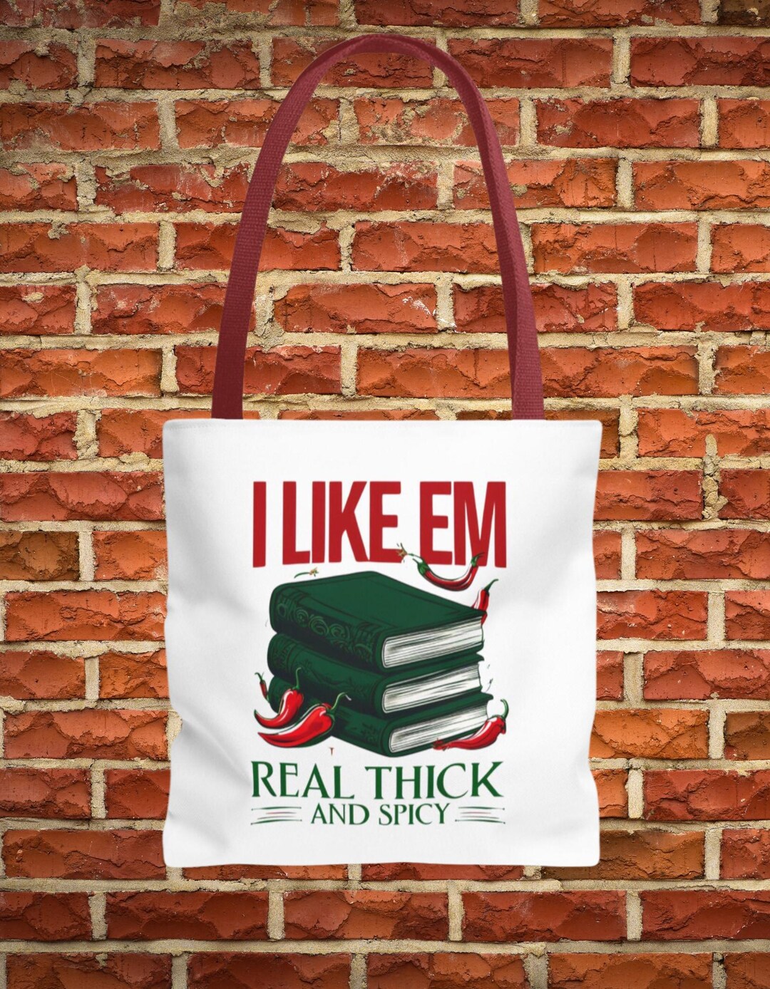 Spicy Book Tote Bag - Booktok Tote, Dark Romance Reader, Steamy Romance ...