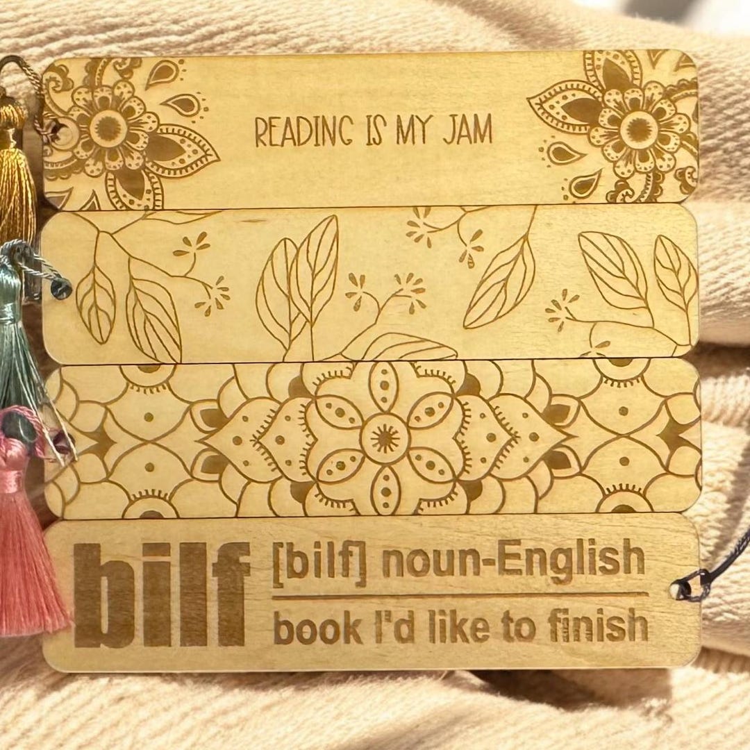 Wooden Bookmarks for Reading Lovers of All Ages | Personalize Me!! ((5 ...