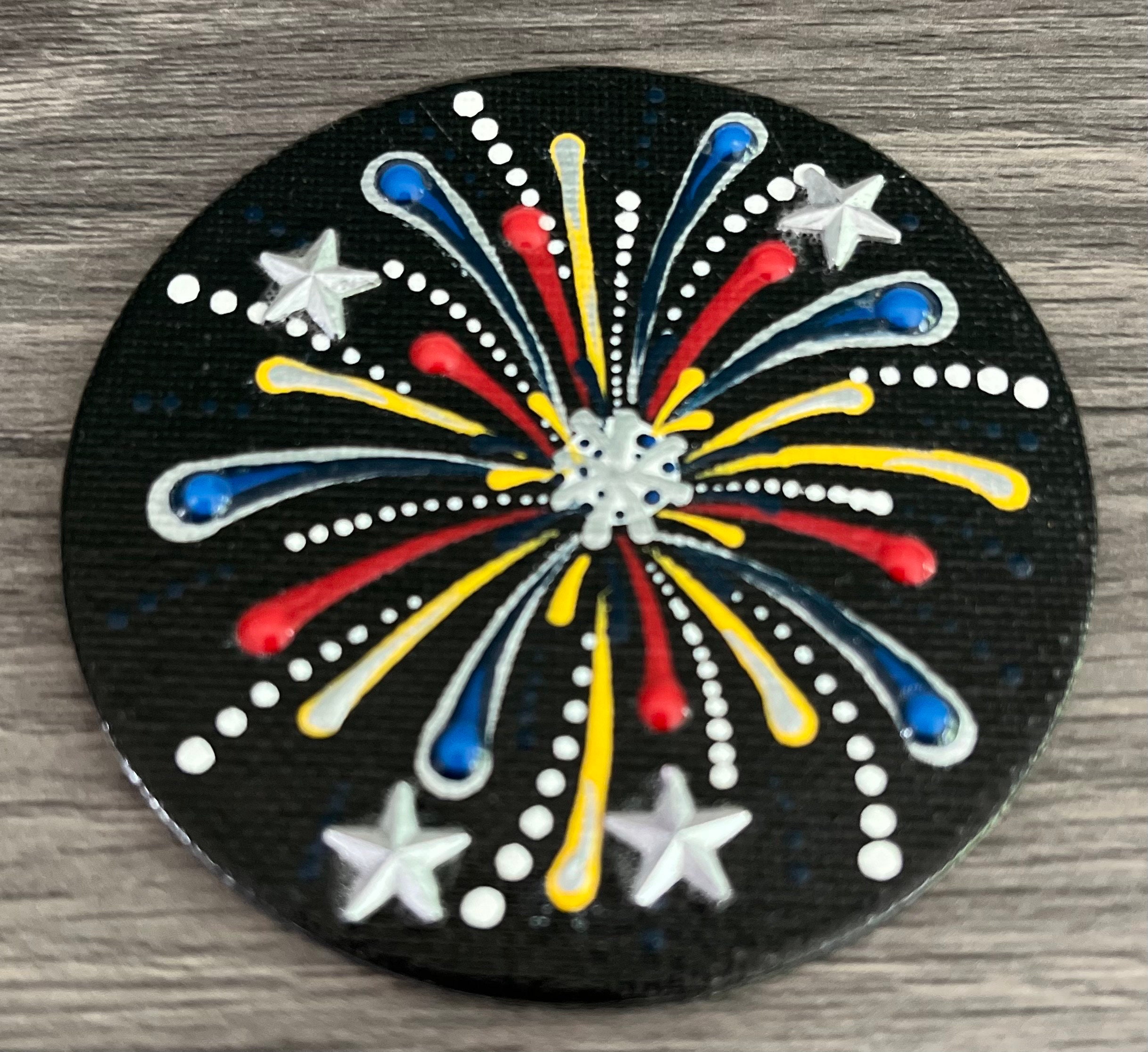 Patriotic Fireworks on Fridge Magnets (set of 2) - Etsy