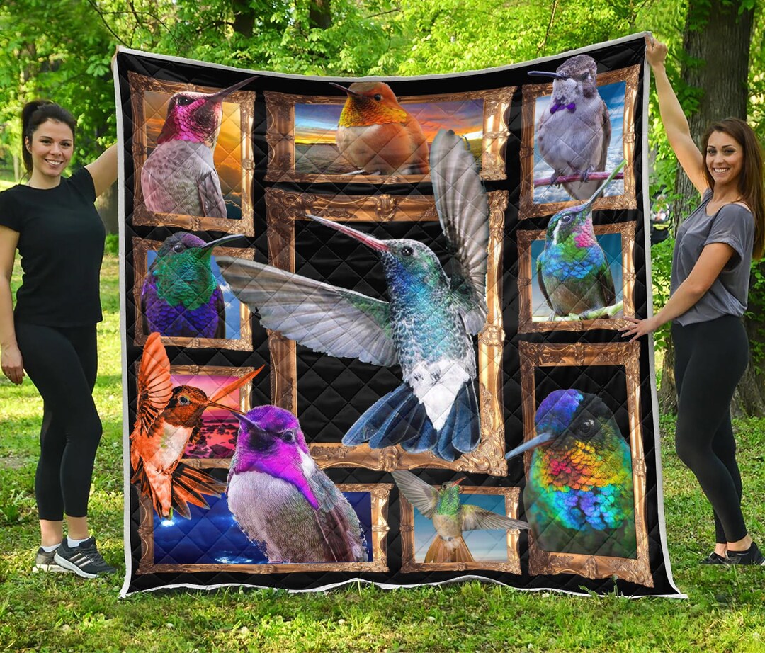 Hummingbird 3D Quilts, Hummingbird and Sunflower Quilt Decor ...