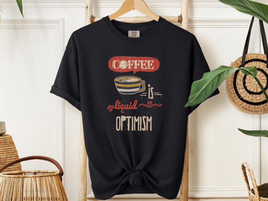 Vintage Coffee Shirt, Retro Coffee Lover Gift, Funny Caffeine T-shirt ...