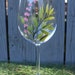 Herb Wine Glass Hand Painted Sage large Capacity Stem Glass Unique Gift ...