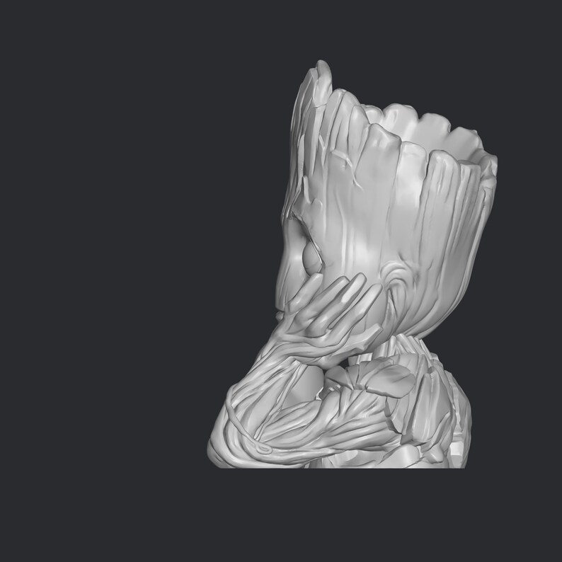 Valentine Groot Planter Stl File 3d Printing, 3d Print File, Miniature ...