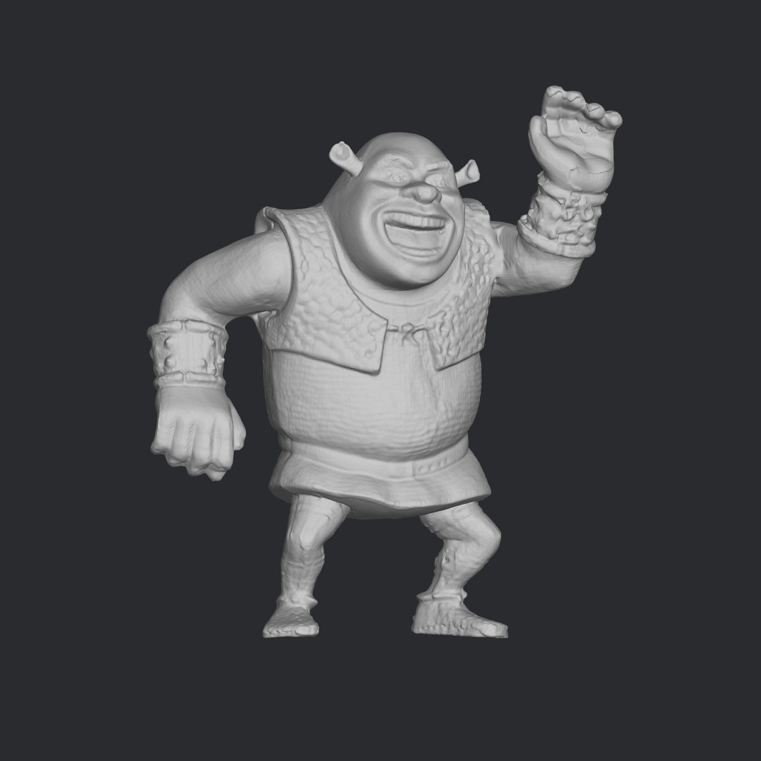 Shrek Statue Stl File 3d Printing, 3d Print File, 3d Stl, Super Hero ...