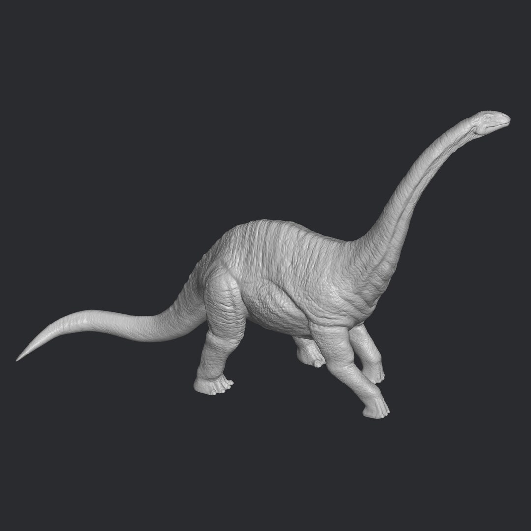 Brontosaurus Stl File 3d Printing, 3d Print File, Miniature, Superhero ...