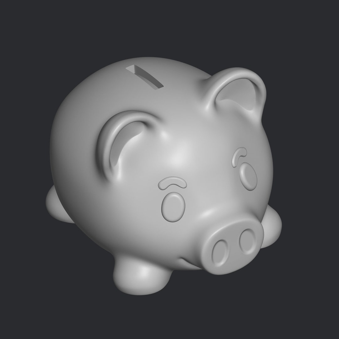 Piggy Bank Stl File 3d Printing, 3d Print File, Miniature, Super Hero ...