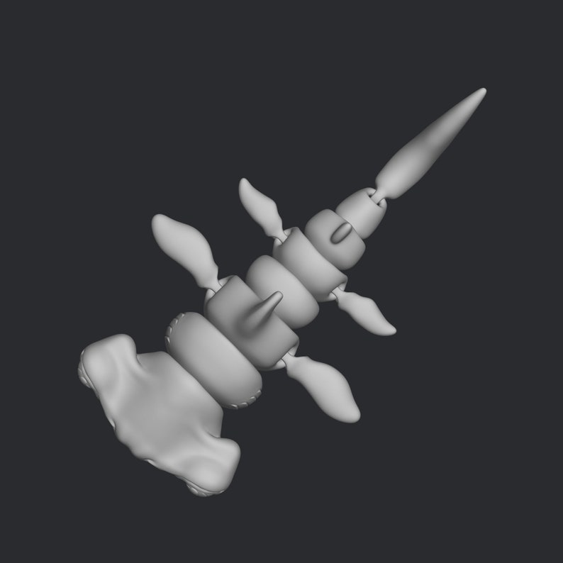 Articulated Hammerhead Shark Stl File 3d Printing, 3d Print File, 3d ...