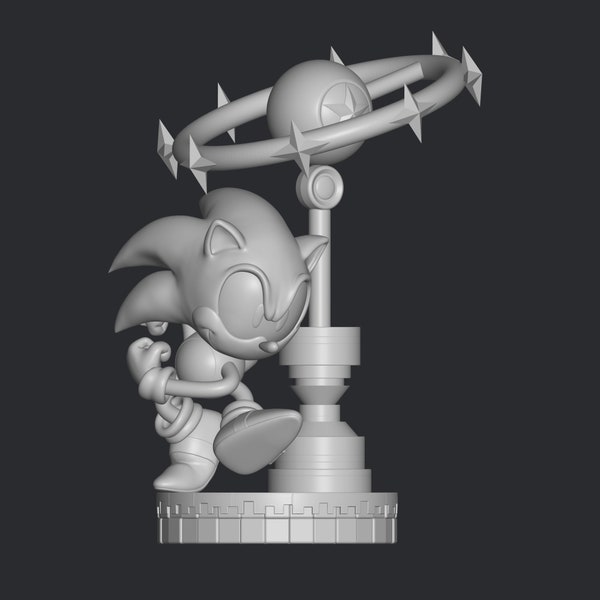 Sonic the Hedgehog Miniature - Etsy