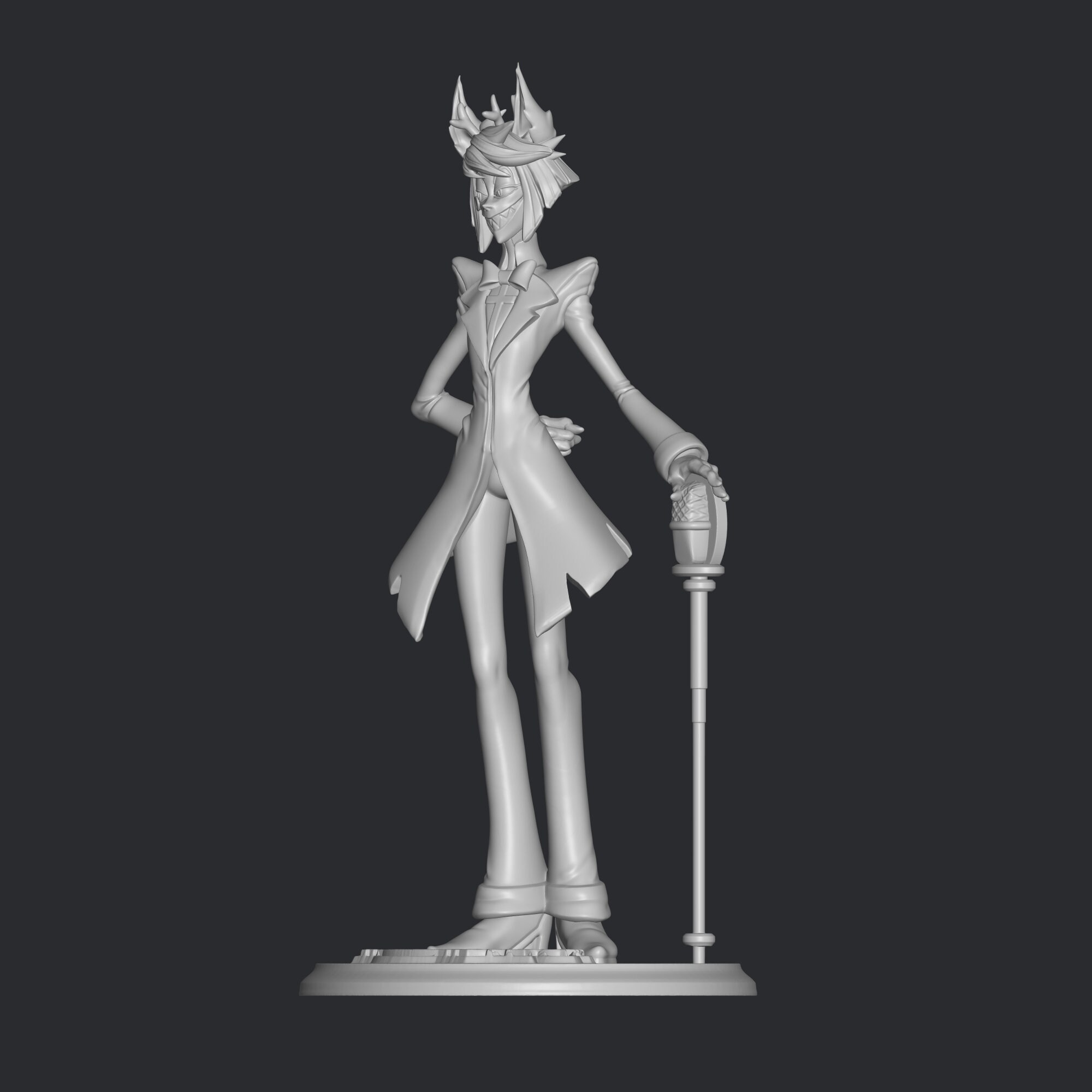 Alastor From Hazbin Hotel Stl File 3d Printing, 3d Print File ...