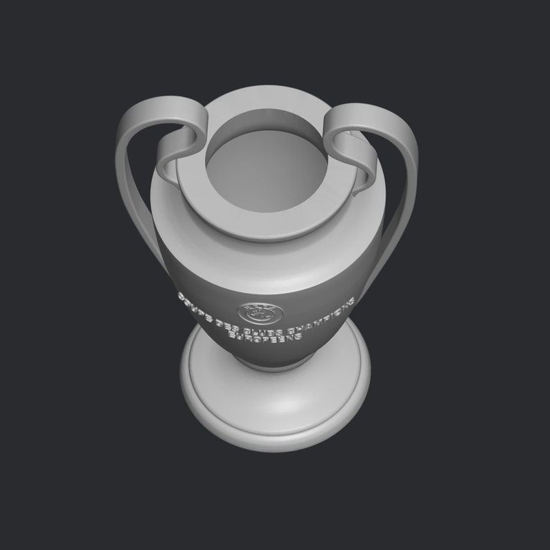 UEFA Cup Stl File 3d Printing, 3d Print File, 3d Stl, Superhero Figure ...