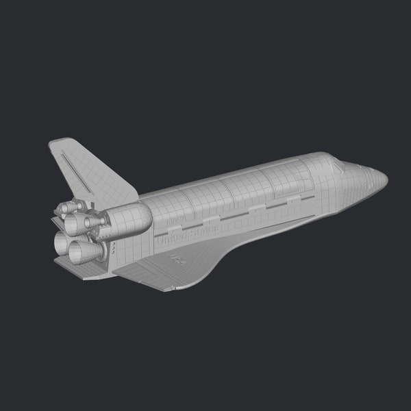 Space Shuttle Stl File - Etsy