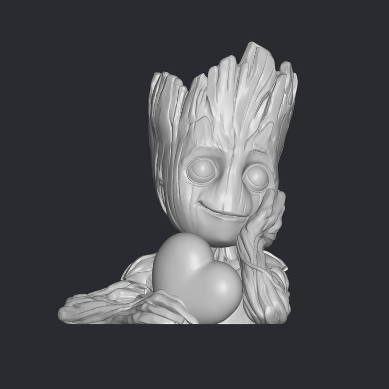 Valentine Groot Planter Stl File 3d Printing, 3d Print File, Miniature ...