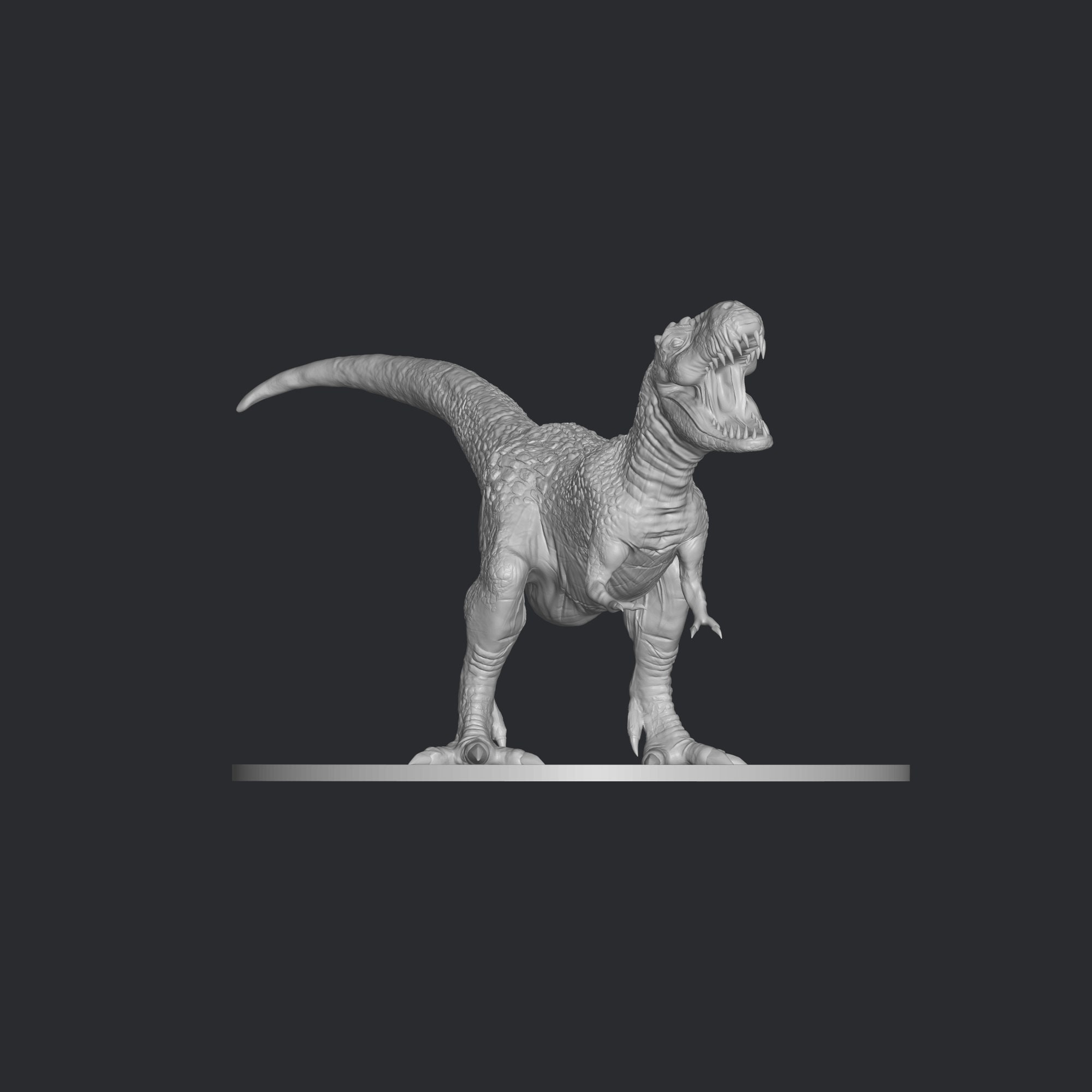 Tyrannosaurus Rex Dinosaur Statue Stl File 3d Printing, 3d Print File ...