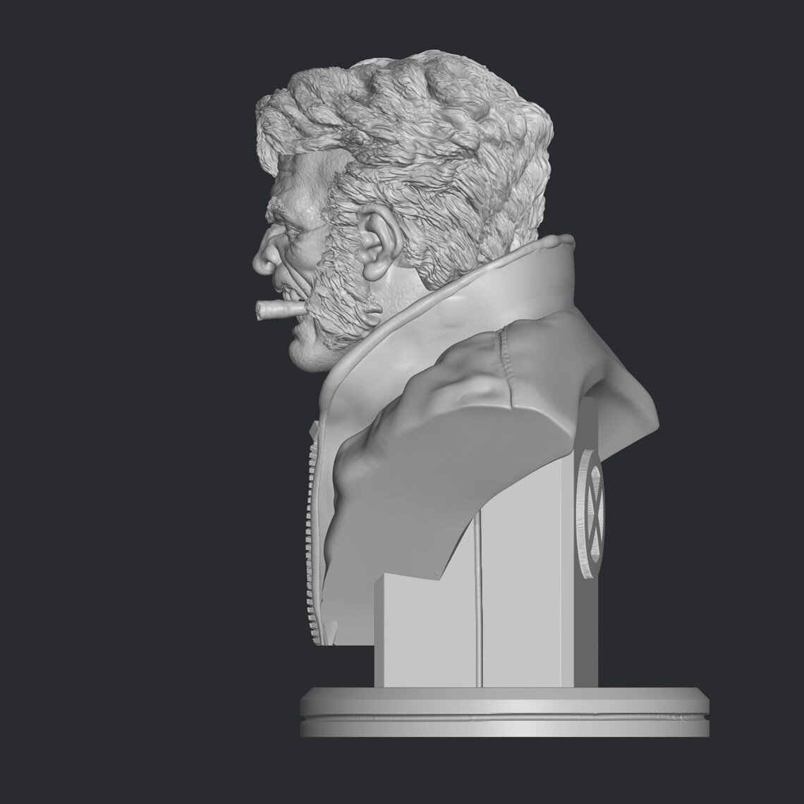 Logan Bust X-men Stl File 3d Printing, 3d Print File, Miniature ...