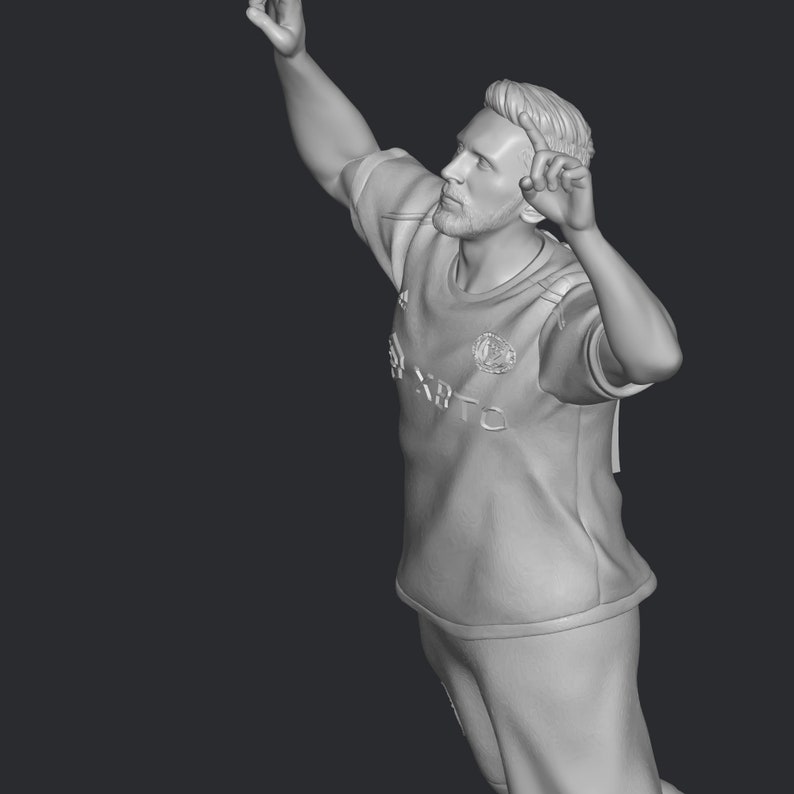 Statue of Lionel Messi Stl File 3d Printing, 3d Print File, Miniature ...
