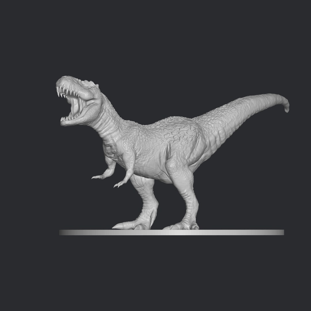 Tyrannosaurus Rex Dinosaur Statue Stl File 3d Printing, 3d Print File ...