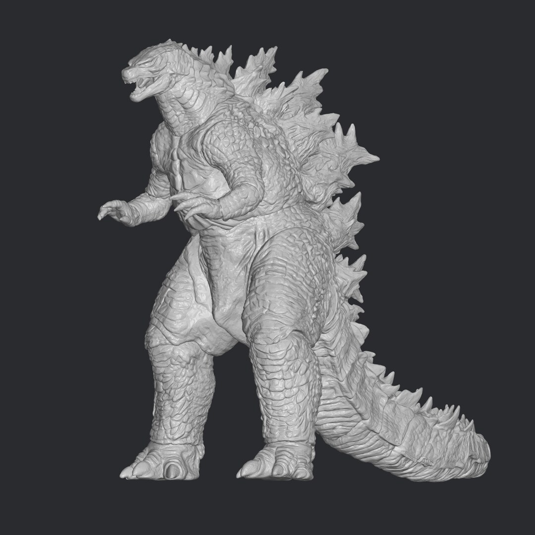 Godzilla Stl File 3d Printing, 3d Print File, Miniature, Superhero ...