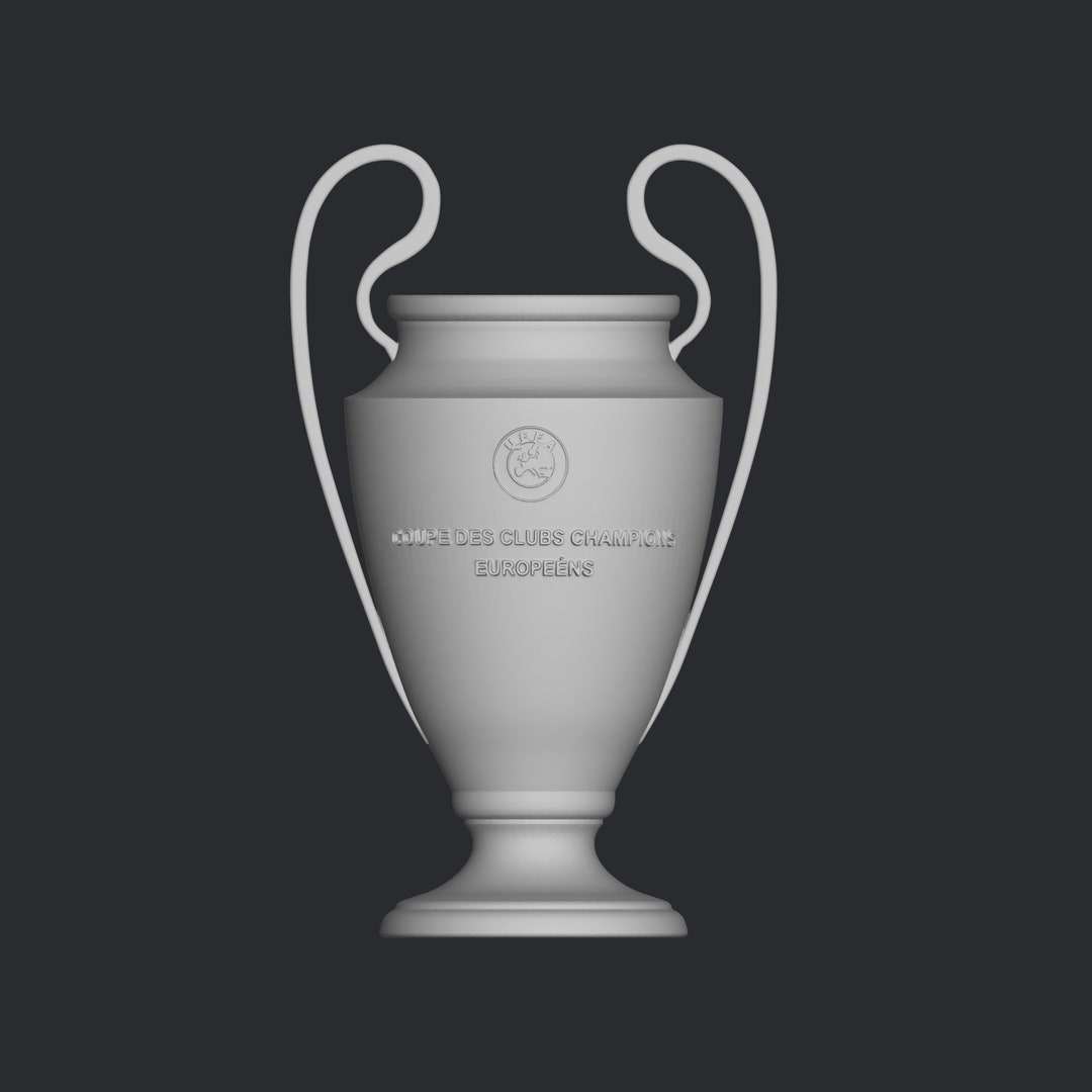 UEFA Cup Stl File 3d Printing, 3d Print File, 3d Stl, Superhero Figure ...