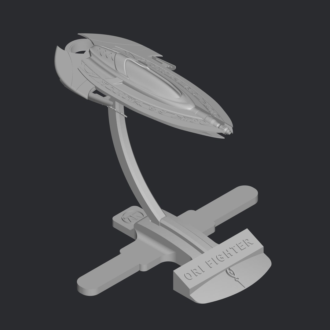 Ori Fighter With Stand From Stargate Tv Series Stl File 3d Printing, 3d ...