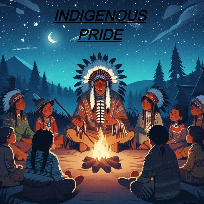 INDIGENOUS PRIDE Digital Download Png File 1024x1024 Native American ...