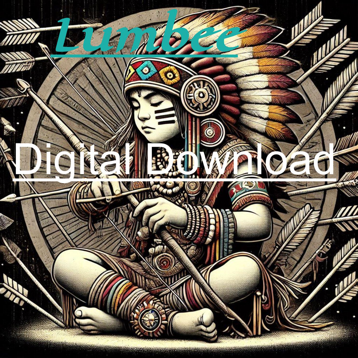 Lumbee Indian Native American Little Boy With Bow & Arrow Clip Art JPG ...