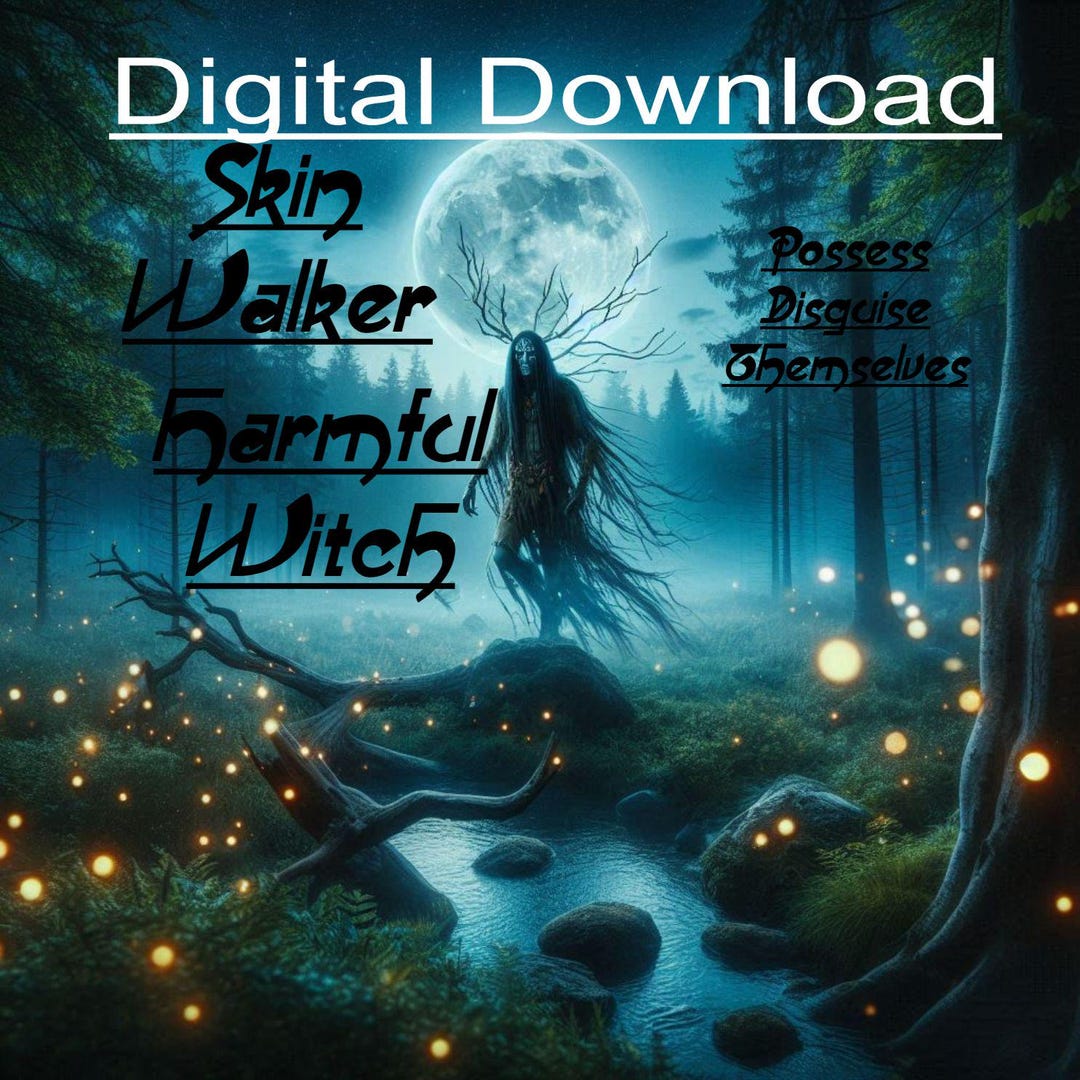 Skin Walker Instant Digital Download Clip Art 1485x1485 Native American ...