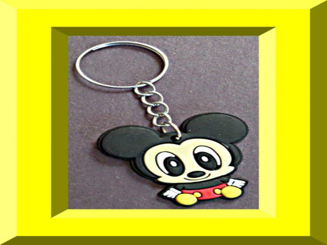 Baby Mickey Mouse Theme Design Keychain - Etsy