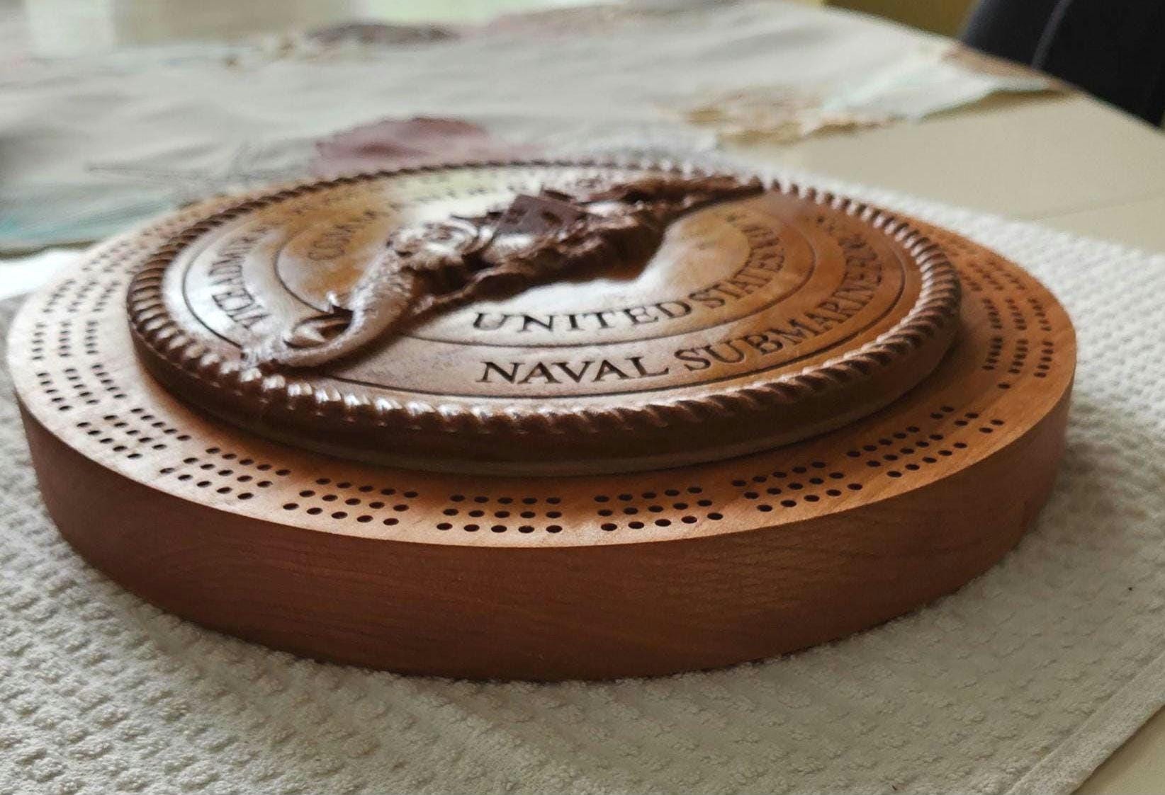 Custom Cribbage Board - US Navy - Submarine - Etsy