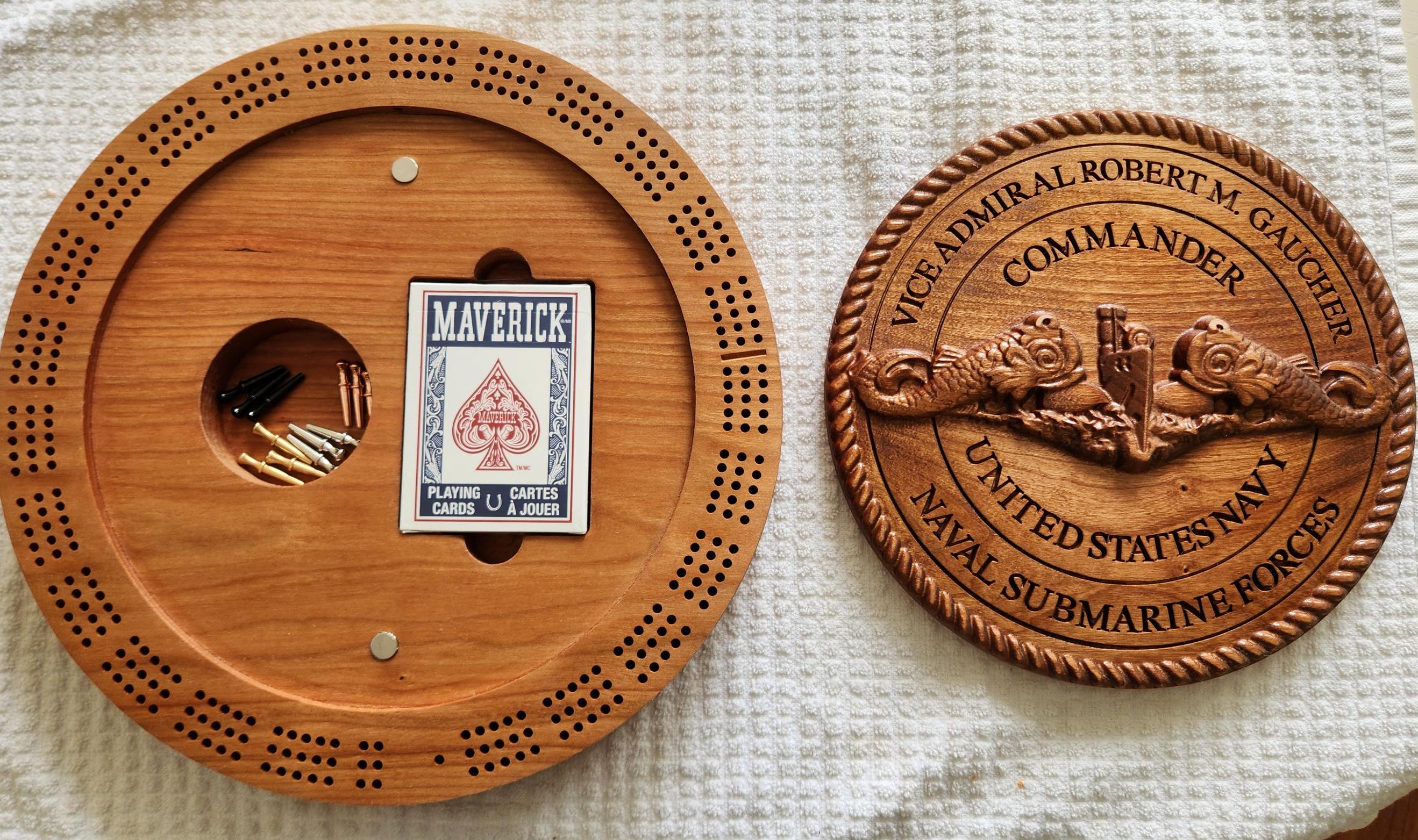 Custom Cribbage Board - US Navy - Submarine - Etsy