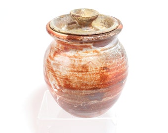 Wood Fired Lidded Pot, Ceramic Lidded Pot, Smudge Pot, Treasure Pot ...