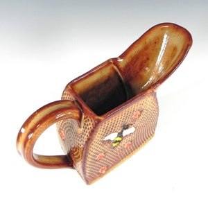 Ceramic Pitcher With Bees Small Pitcher Honey Bee Gift for - Etsy